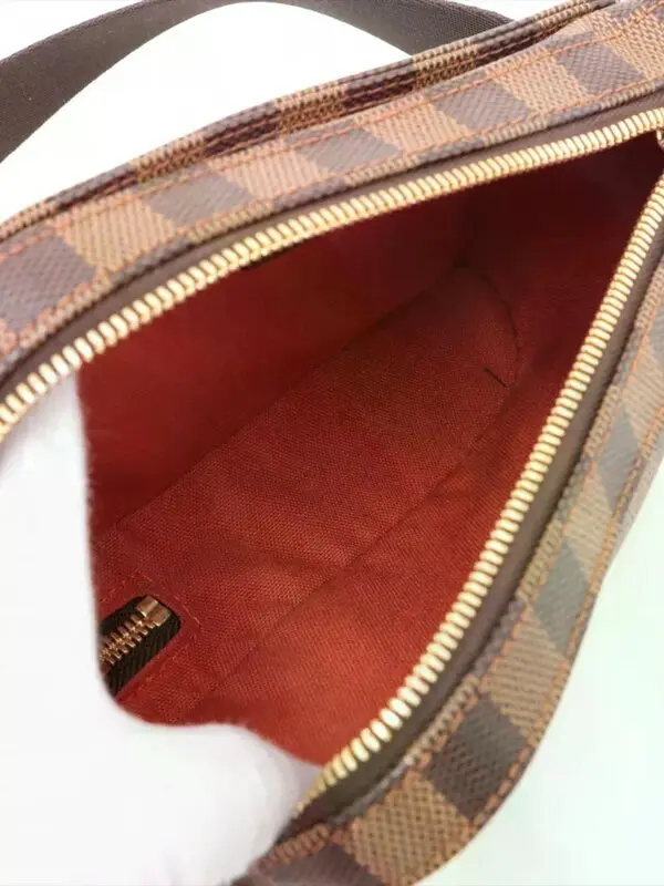 LOUIS VUITTON 2004 Damier Ebene Geronimos Crossbody Bag