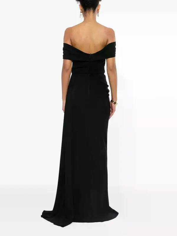 Zuhair Murad Off-shoulder Draped Gown
