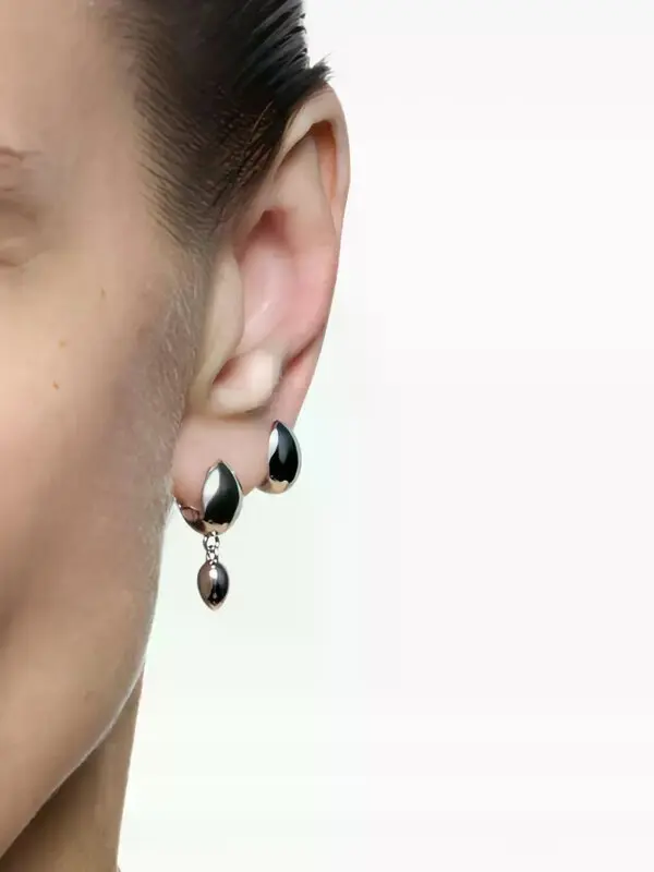 MARIA BLACK Finney Drop Huggie Earrings