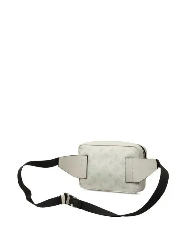 LOUIS VUITTON Monogram Taigarama Outdoor Bumbag Belt Bag - White