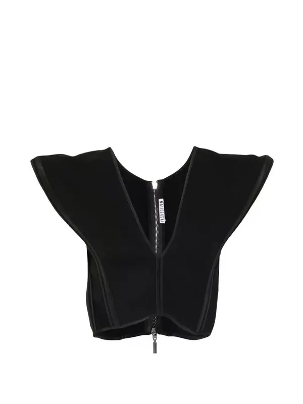 Maticevski Bonded Combat Top - Black