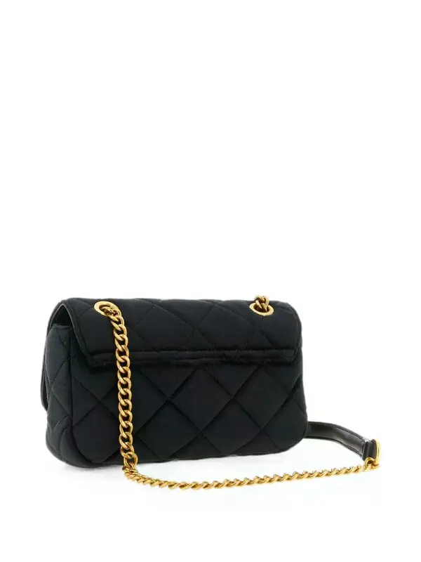 TWINSET Quilted Velvet Shoulder Bag