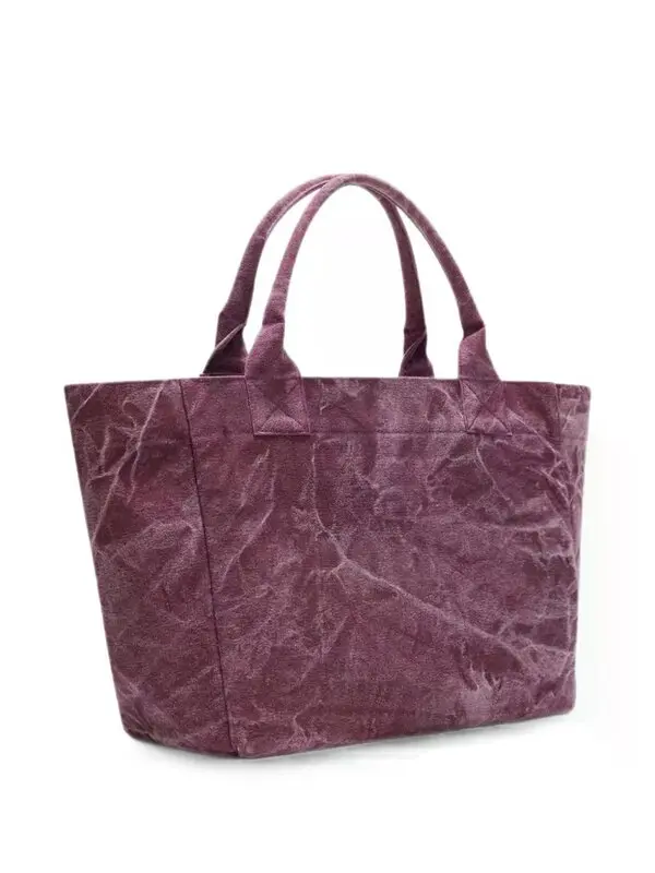 GANNI Medium Graphic-print Tote Bag - Pink