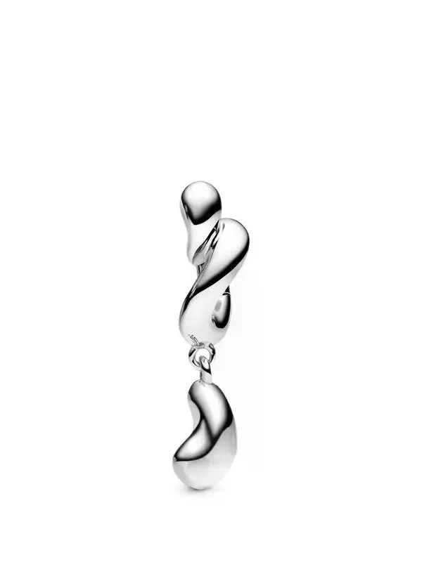 MARIA BLACK Whirl Drop Huggie Earring