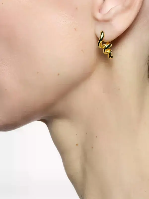 MARIA BLACK Coil Huggie Earring
