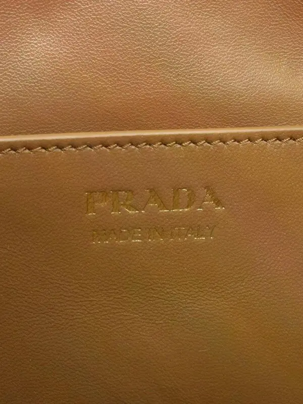 Prada 2013-2026 Large Calfskin Demi Lune Shoulder Bag