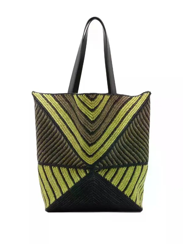 Loewe 2010-2026 Raffia Puzzle Fold Xl Tote Bag