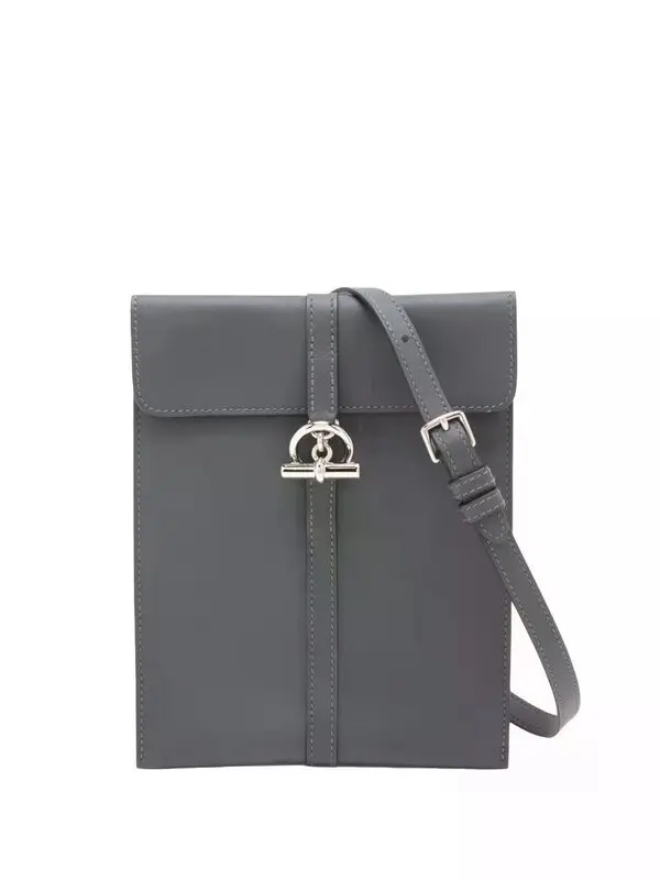 Hermès 2025 Swift Glenan To Go Pouch Crossbody Bag - Grey