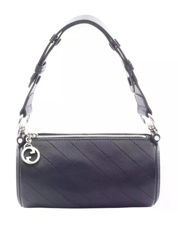 Gucci 2016-2026 Mini Leather Blondie Barrel Shoulder Bag