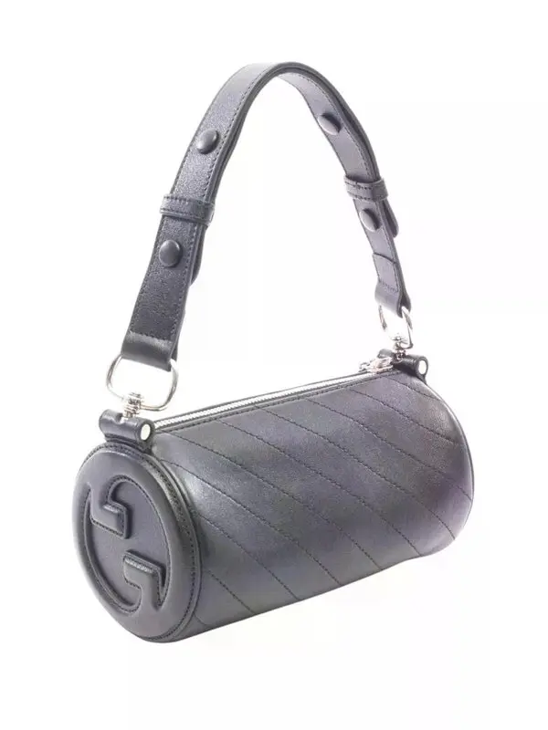 Gucci 2016-2026 Mini Leather Blondie Barrel Shoulder Bag