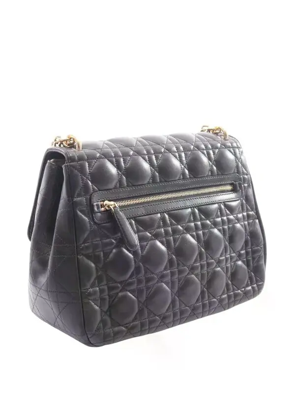 Dior 2010-2026 Medium Lambskin Cannage Miss Flap Shoulder Bag