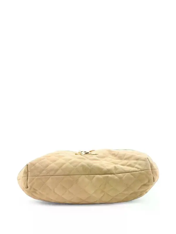 Saint Laurent Icare Shopping Quilted Nubuck Maxi Tote Bag