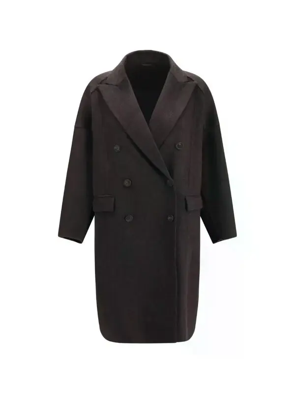 Brunello Cucinelli Double-breasted Cashmere Coat