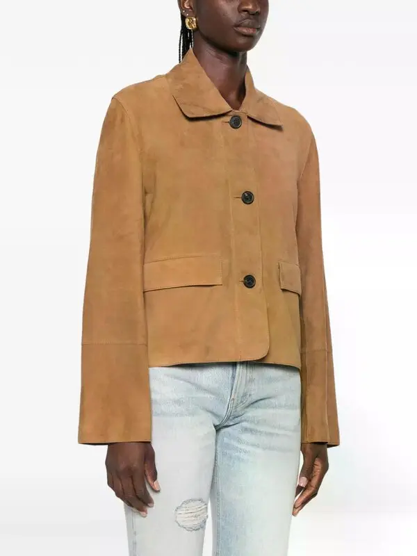 ARMA Button-fastening Leather Jacket