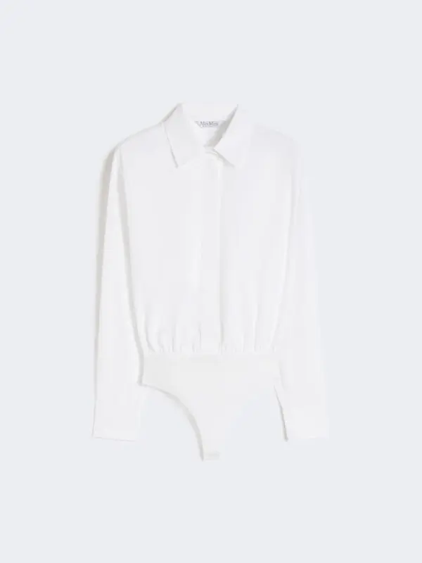 Max Mara Poplin Shirt Bodysuit
