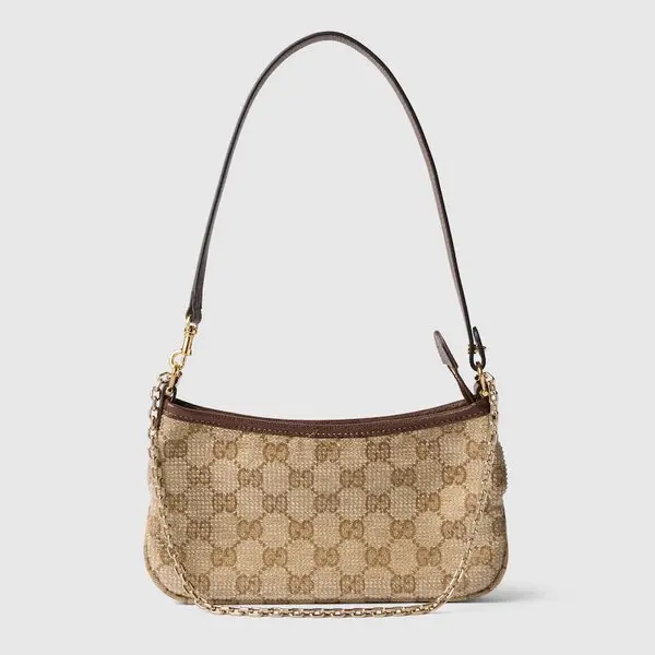 Gucci Gossip Small Shoulder Bag Gg Canvas