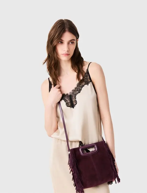 Maje Suede M Bag