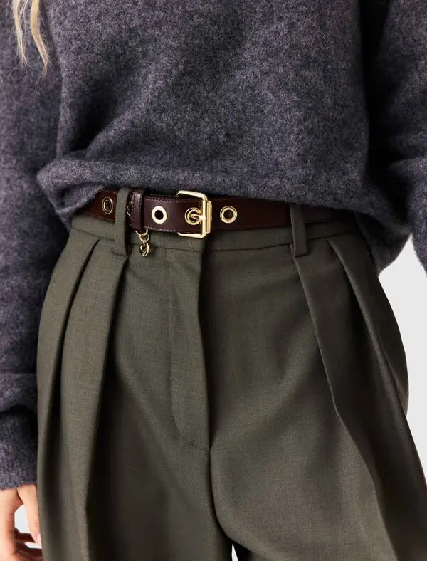 Maje Miss Leather Belt