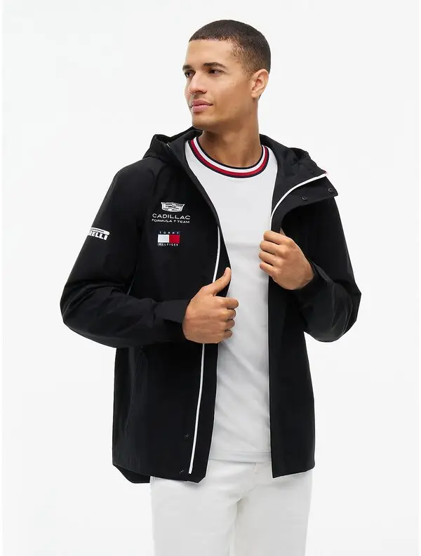 Tommy Hilfiger Tommy X Cadillac F1 Team Replica Windbreaker - Black