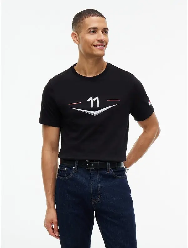 Tommy Hilfiger Tommy X Cadillac F1 Team Driver T-shirt - Black