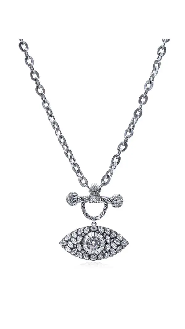 BAYEMEYC Escena Evil Eye Charm Necklace