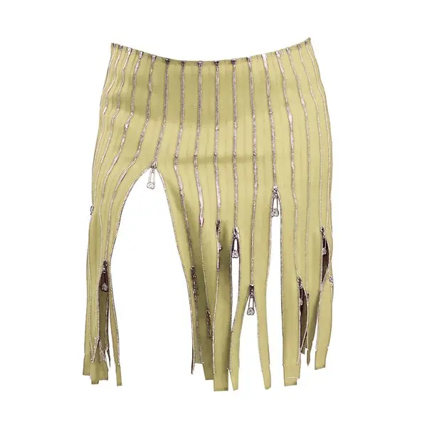 28NATELIER The Zipper Skirt Butter