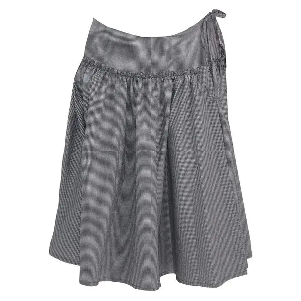 28NATELIER Black / White The Picnic Skirt