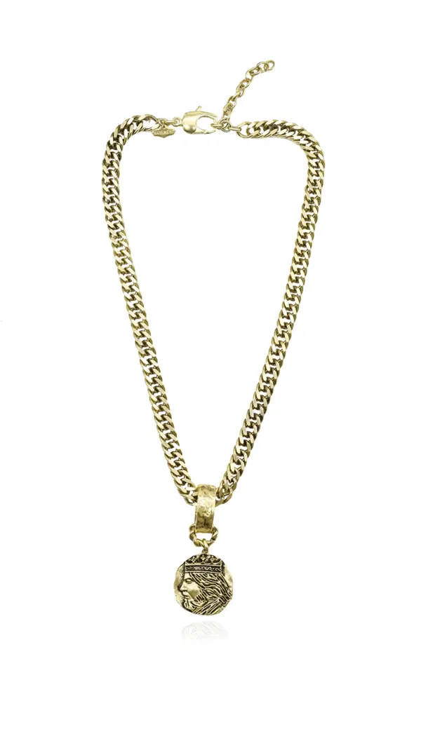 BAYEMEYC Monarch Medallion Necklace