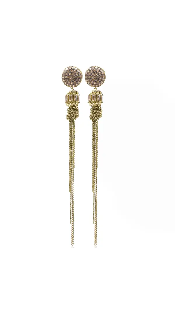 BAYEMEYC Orialis Crystal Dangle Earrings