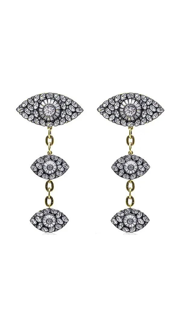 BAYEMEYC Attractif Eye Dangle Earrings