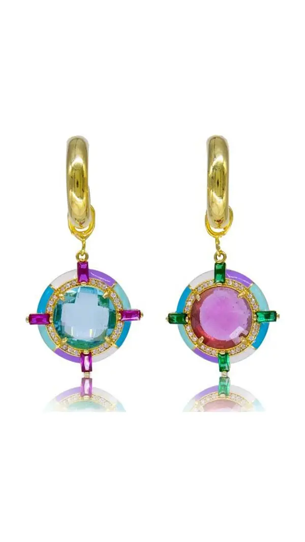 BAYEMEYC Rosblu Earrings