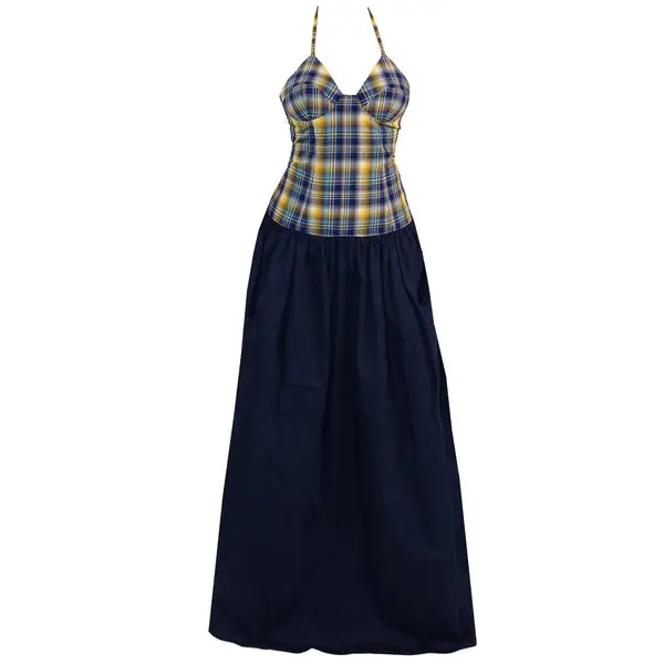 28NATELIER Blue / Yellow The Sunday Dress