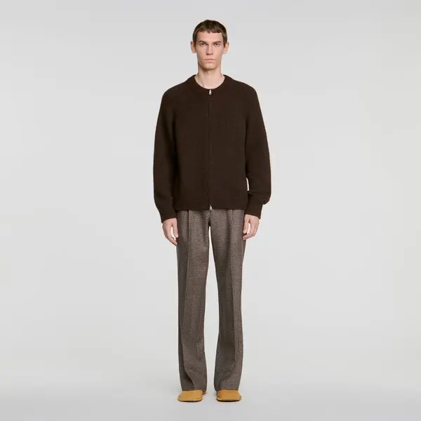 Sandro Zip-up Bomber Cardigan