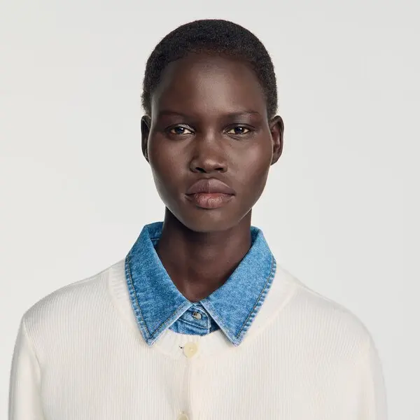 Sandro 2-in-1 Effect Cardigan