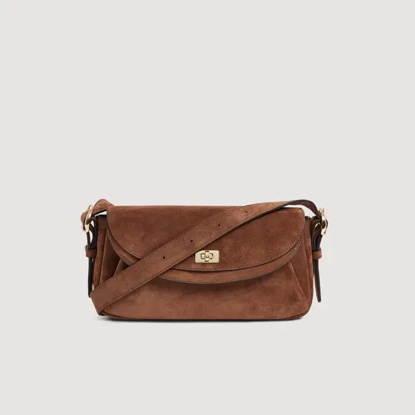 Sandro Le Mambo Suede Bag