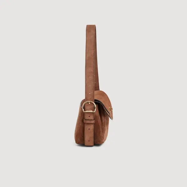 Sandro Le Mambo Suede Bag