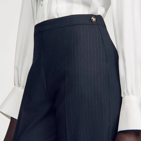 Sandro Wool Suit Trousers