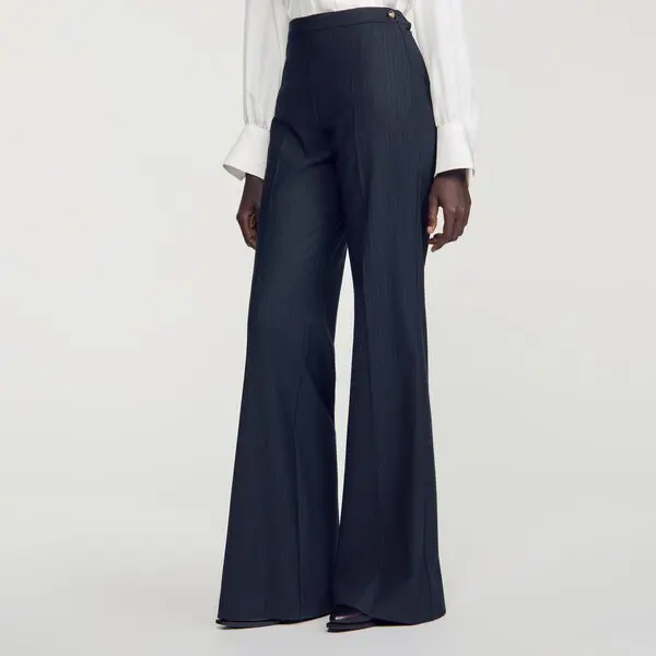 Sandro Wool Suit Trousers