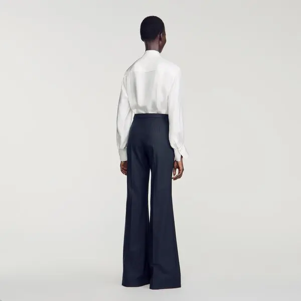 Sandro Wool Suit Trousers