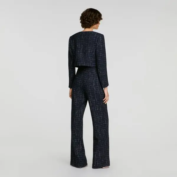Sandro Decorative Tweed Trousers