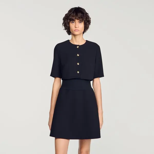 Sandro Short 2-in-1 Dress