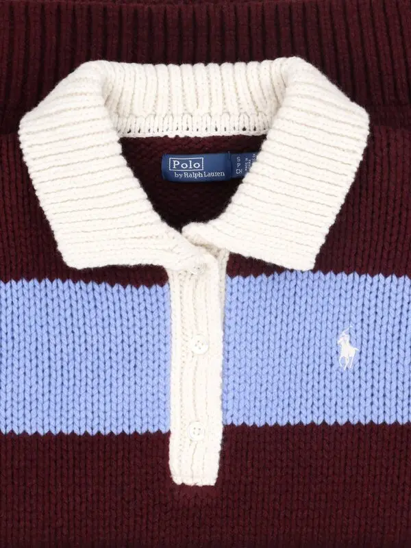 Polo Ralph Lauren Striped Wool Sweater - Blue