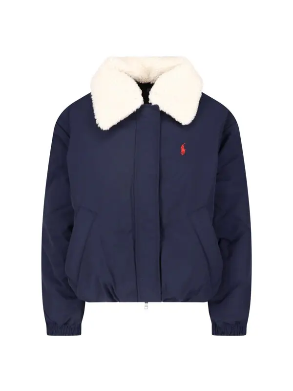 Polo Ralph Lauren Padded Teddy Jacket - Blue