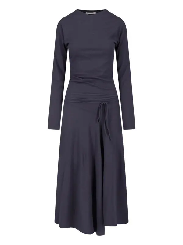 LEMAIRE Maxi Dress In Cotton - Gray