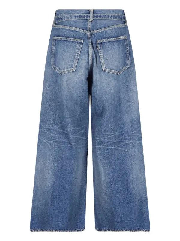 Sacai Wide Waist Jeans