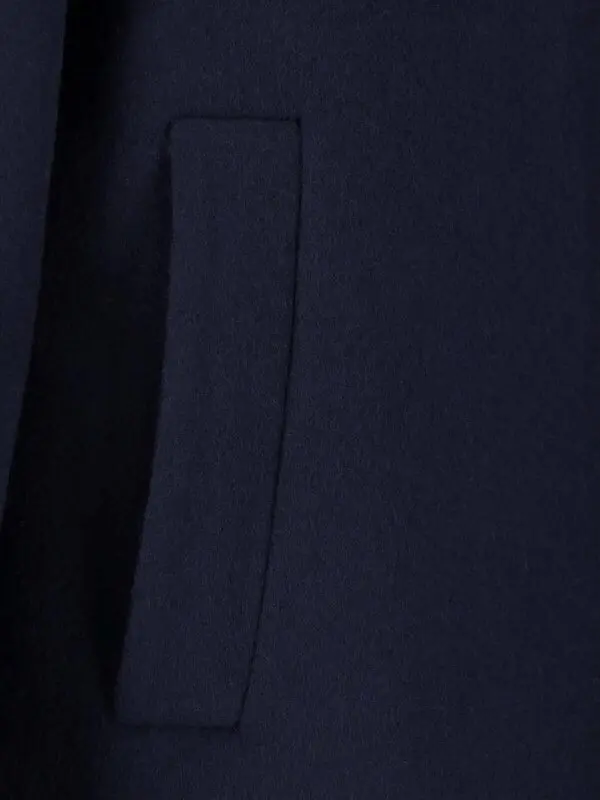 Burberry Róhe Wool Button Jacket - Blue