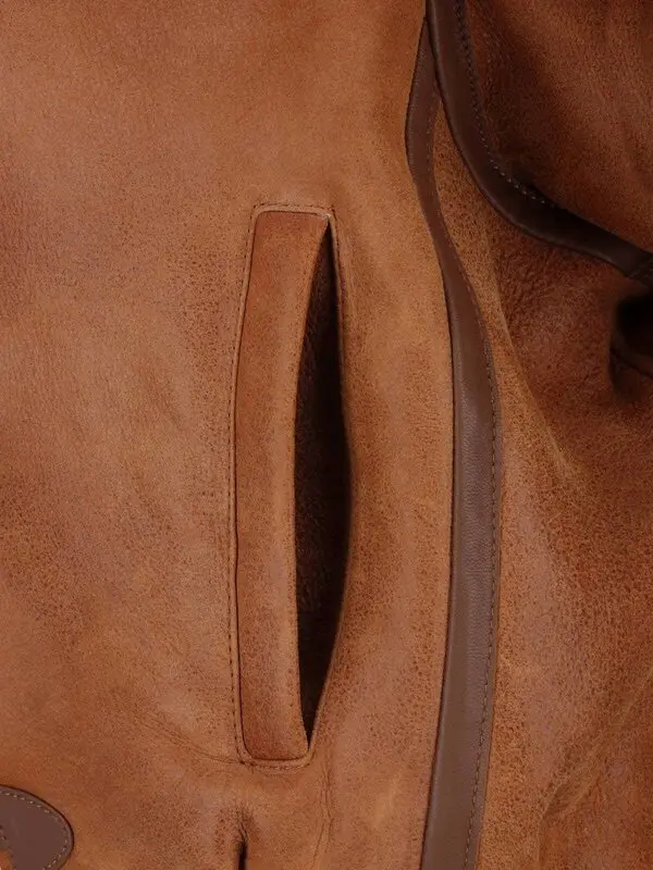 Isabel Marant Étoile Amiel Shearling-lined Leather Jacket