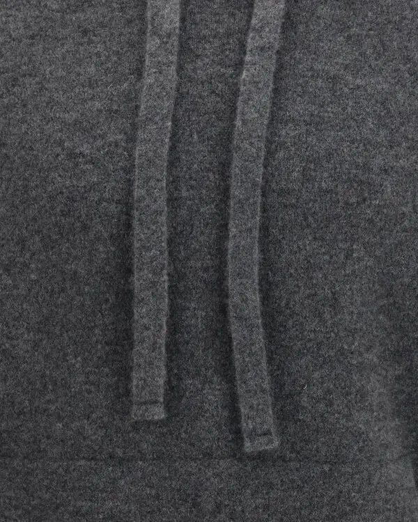 LANEUS Cashmere And Silk Hooded Sweater