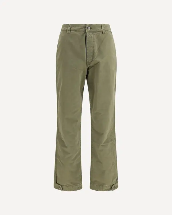 Off-White Racing Staff Cotton Gabardine Pants