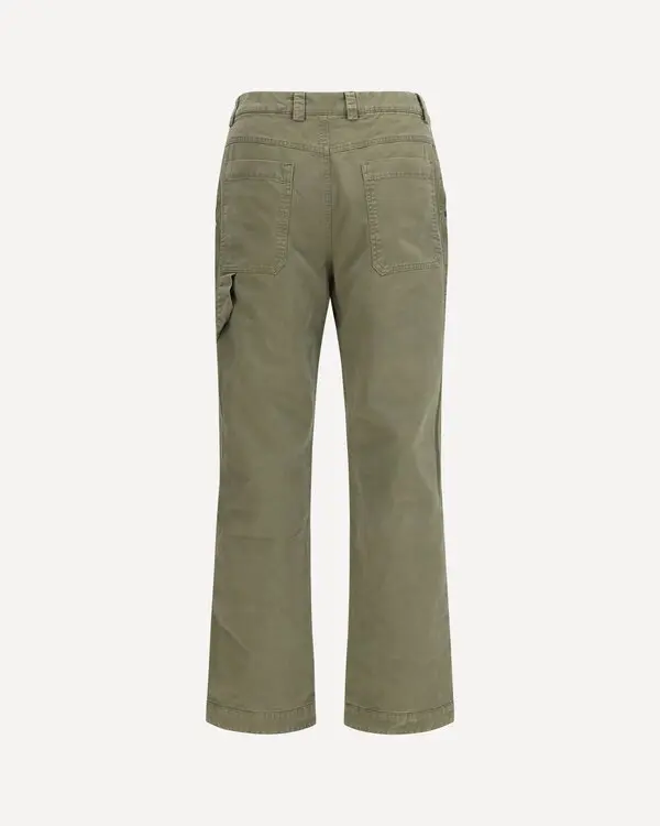 Off-White Racing Staff Cotton Gabardine Pants